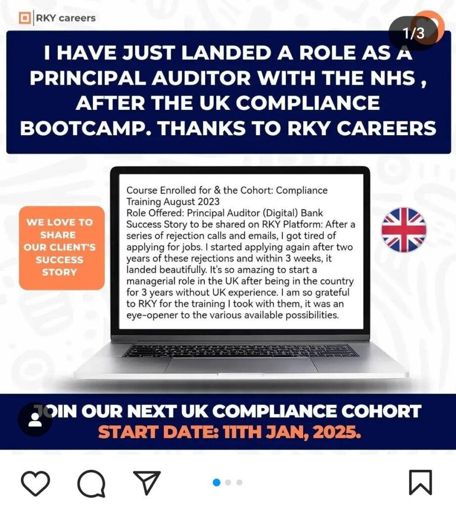 How the RKY Careers UK Compliance Bootcamp Helped Break the Cycle of Rejections and Land an NHS ...