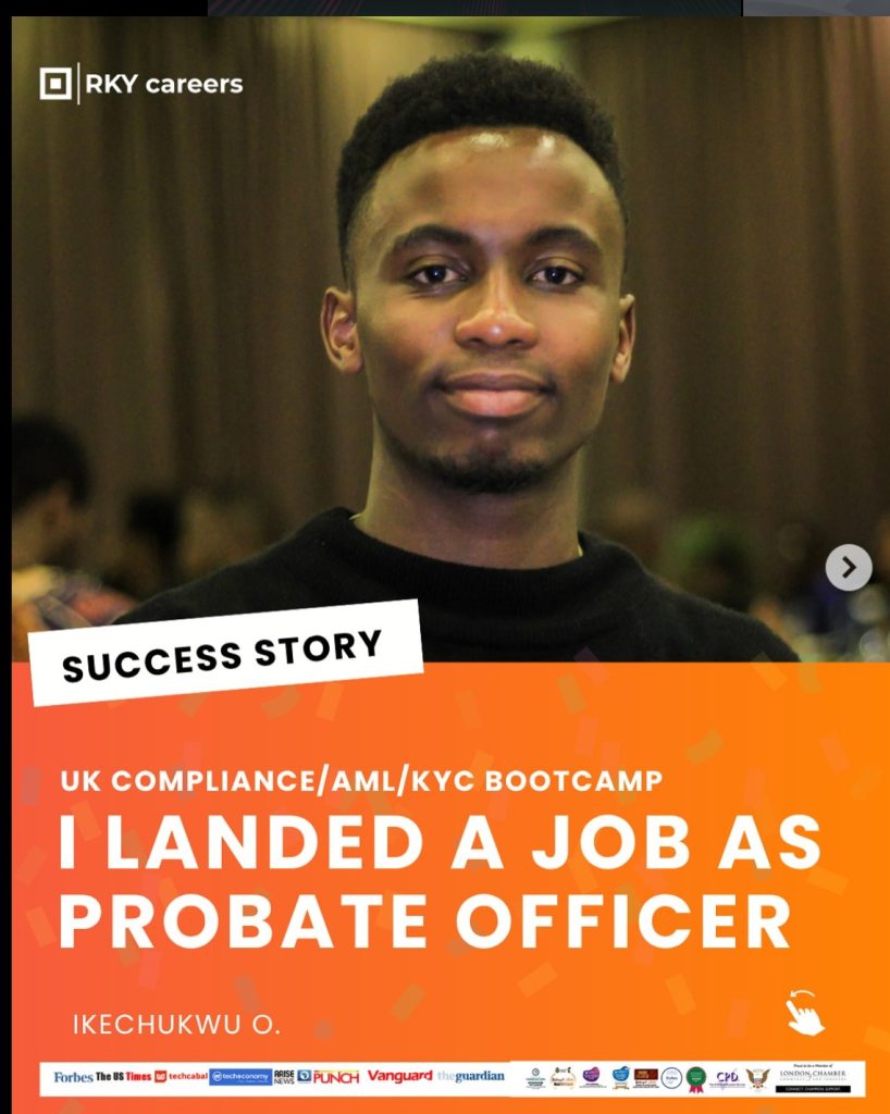 How the RKY Careers UK Compliance Bootcamp Marked a Turning Point in My Career; Ikechuwku's ...